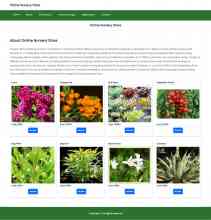 Online Nursery Store Project - Download Project Source Code and Database | FreeProjectz